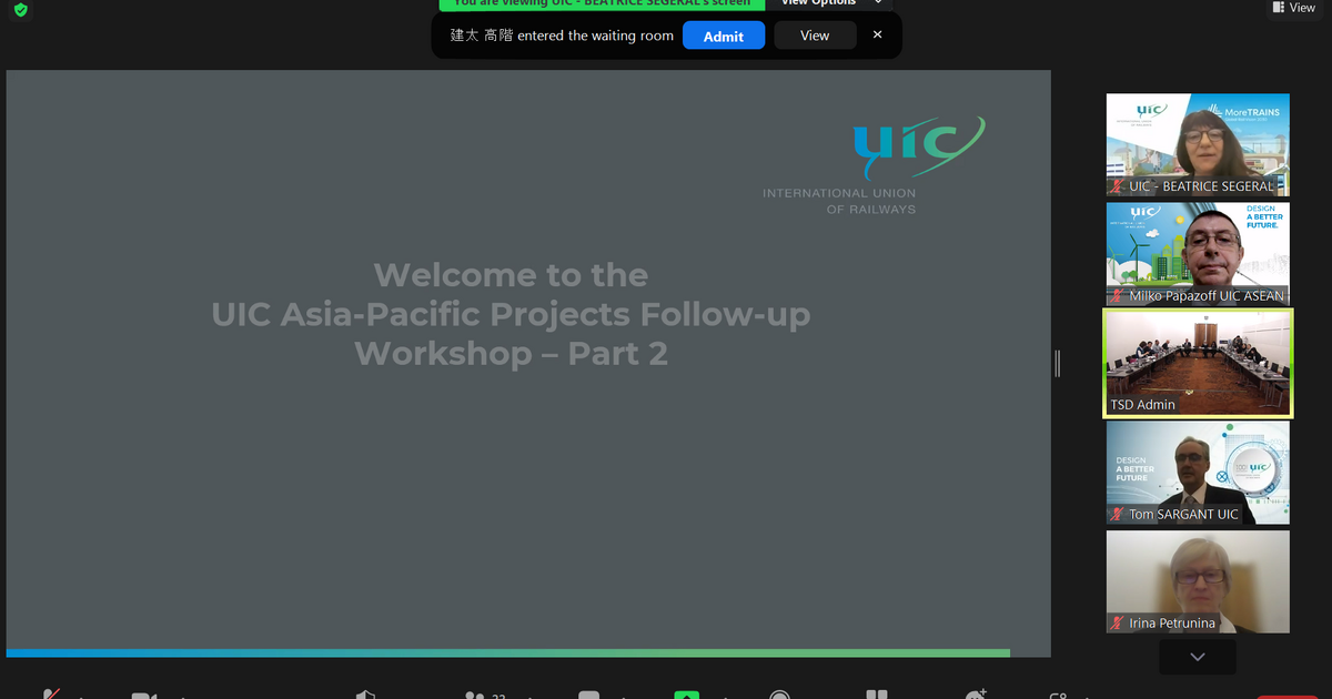 The UIC Asia-Pacific Members met in Melbourne, Australia the week commencing 19 June 2023, for ...