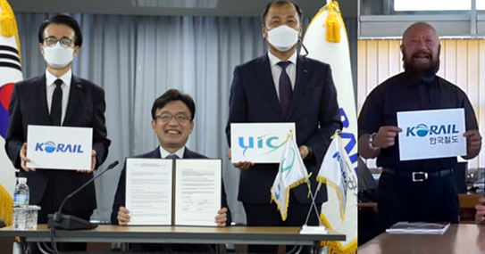 UIC and KORAIL Sign a Contract for the 2023 Asia-Pacific Training ...