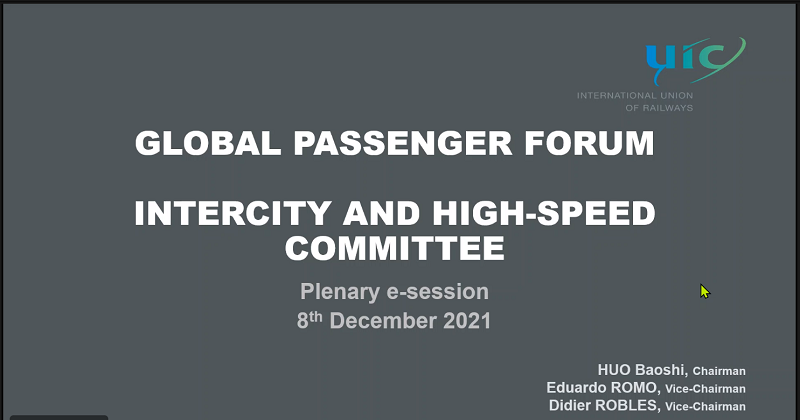 Intercity and High-Speed Committee Plenary Session held in hybrid ...