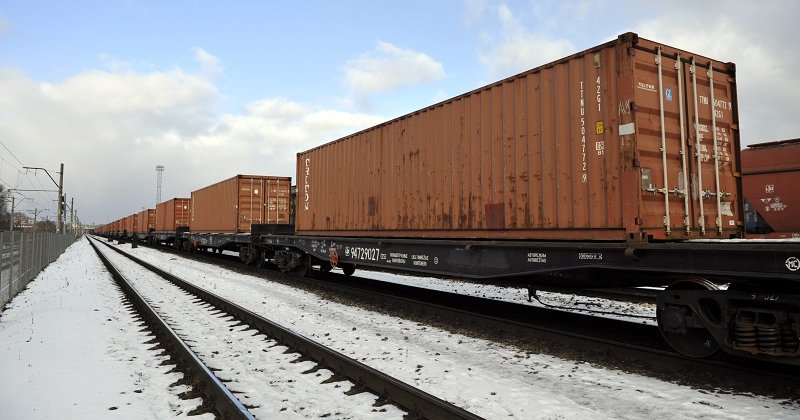 The Minsk-Riga express freight train has made its first trip carrying ...