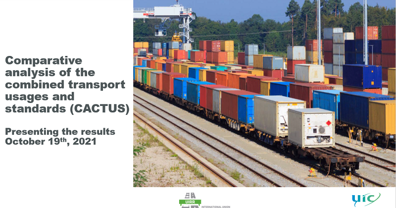 UIC and UIRR, the International Union for Road-Rail Combined Transport ...